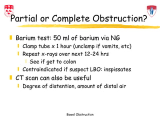 Bowel Obstruction | PPT