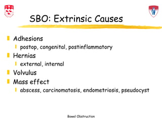 Bowel Obstruction | PPT