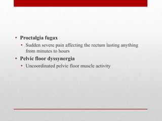 Bowel and ball and Anorectal Dysfunction.pptx