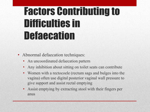 Bowel and ball and Anorectal Dysfunction.pptx | Digestive Disorders ...