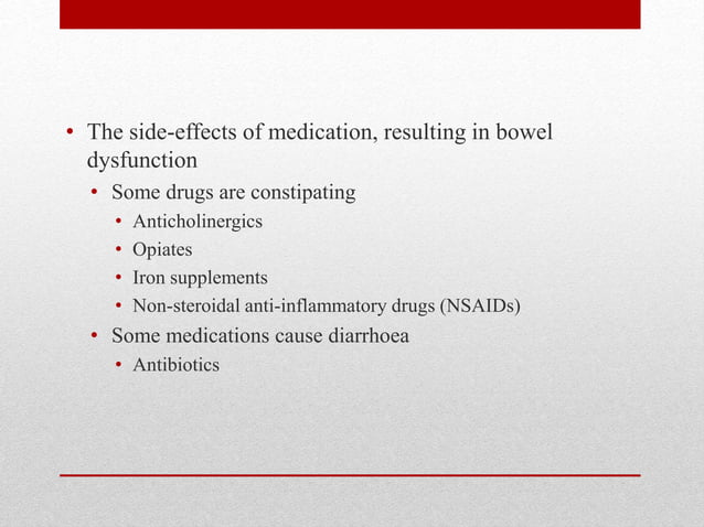 Bowel and ball and Anorectal Dysfunction.pptx | Digestive Disorders | Diseases and Conditions