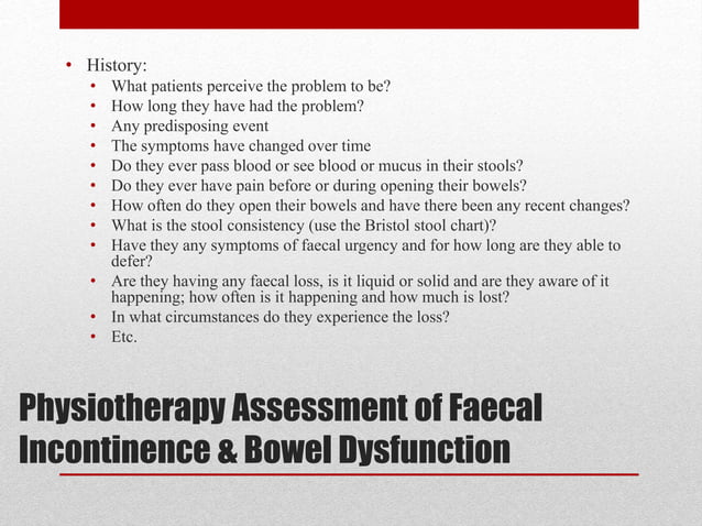 Bowel and ball and Anorectal Dysfunction.pptx | Digestive Disorders | Diseases and Conditions