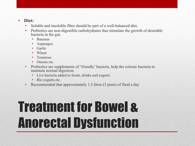 Bowel and ball and Anorectal Dysfunction.pptx | Digestive Disorders ...
