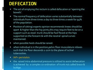 Bowel dysfunction | PPTX