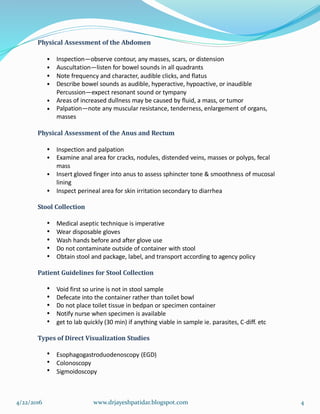 Bowel elimination | PPSX