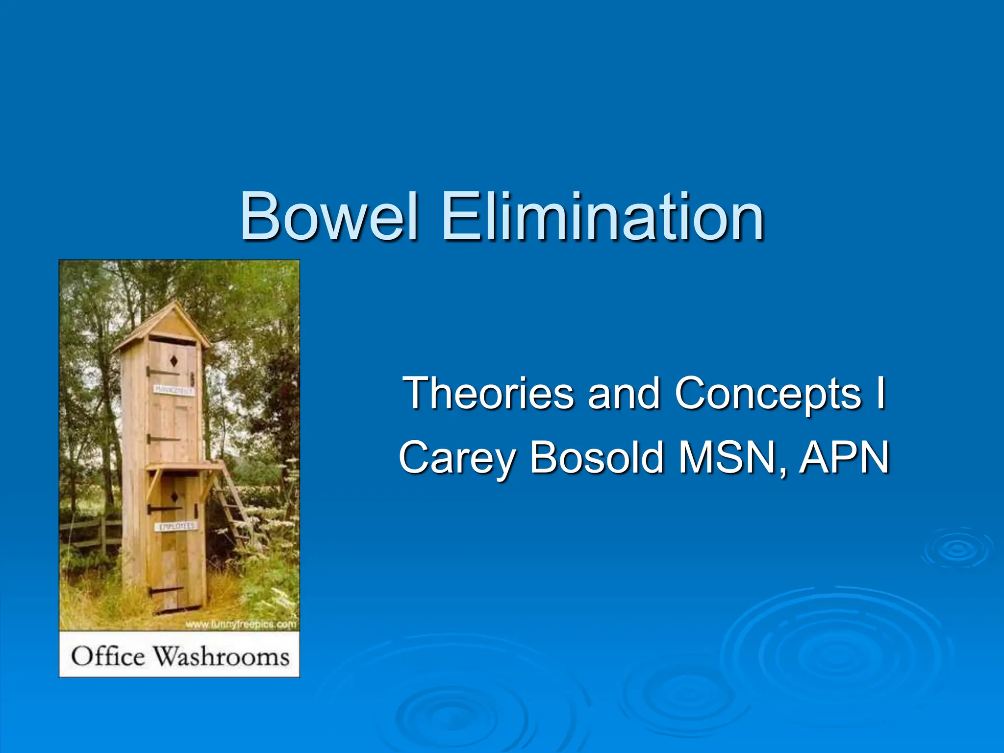 Bowel_Elimination.ppt for bsc and gnm nursing students | PPT