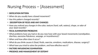 Altered Bowel Elimination in human being | PPTX