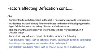Altered Bowel Elimination in human being | PPTX