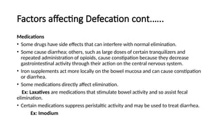 Altered Bowel Elimination in human being | PPTX