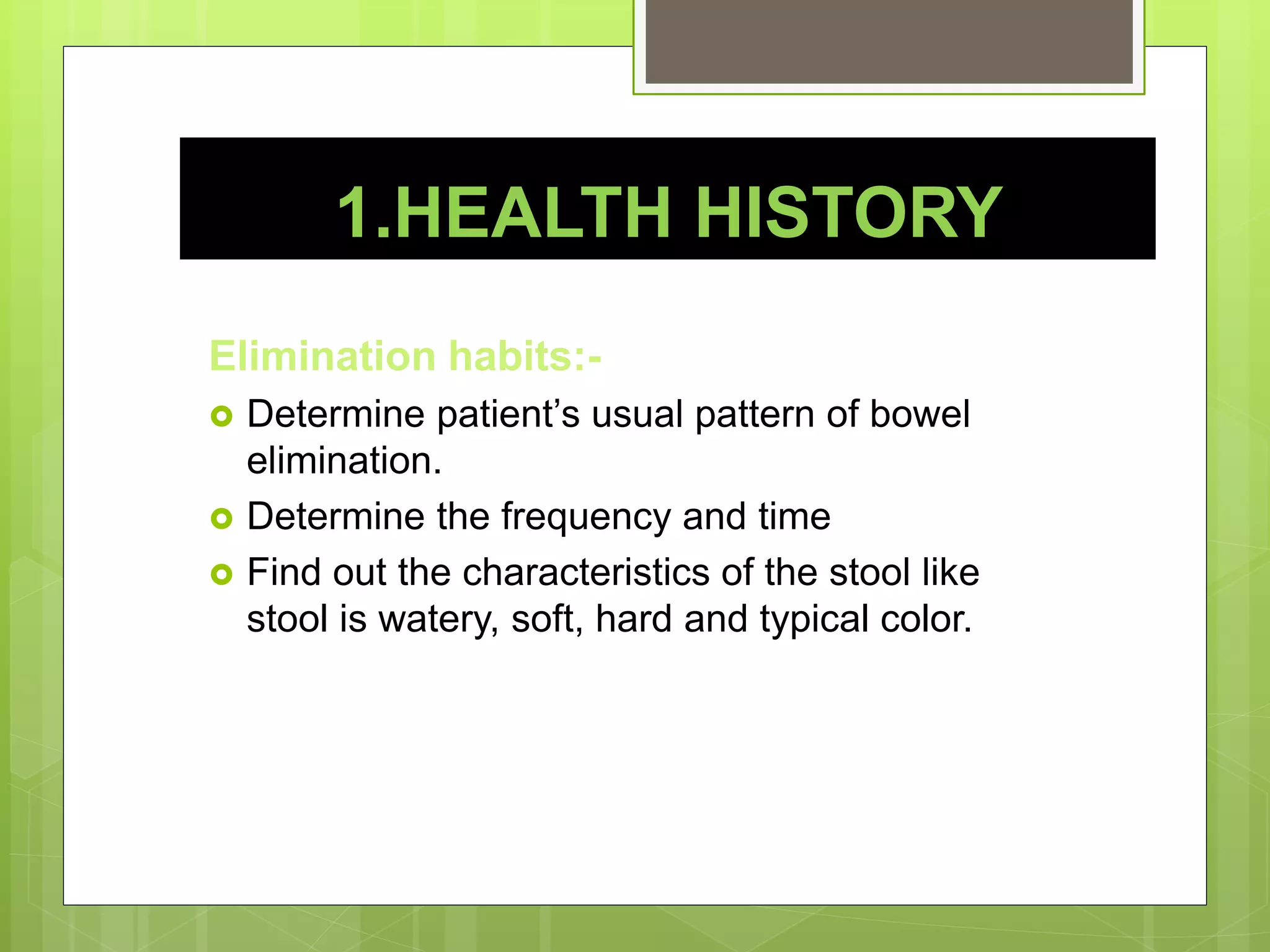 Bowel elimination | PPTX