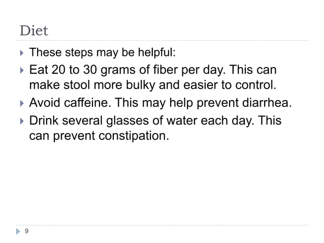 Bowel Incontinence / Fecal Incontinence | PPTX | Digestive Disorders ...