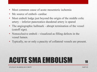 Ischaemic bowel - imaging | PPTX