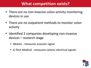 Non-Invasive Bowel monitoring system | PPT