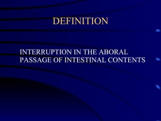 Bowelobstruction | PPT