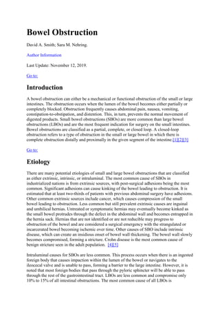 Bowel Obstruction.docx