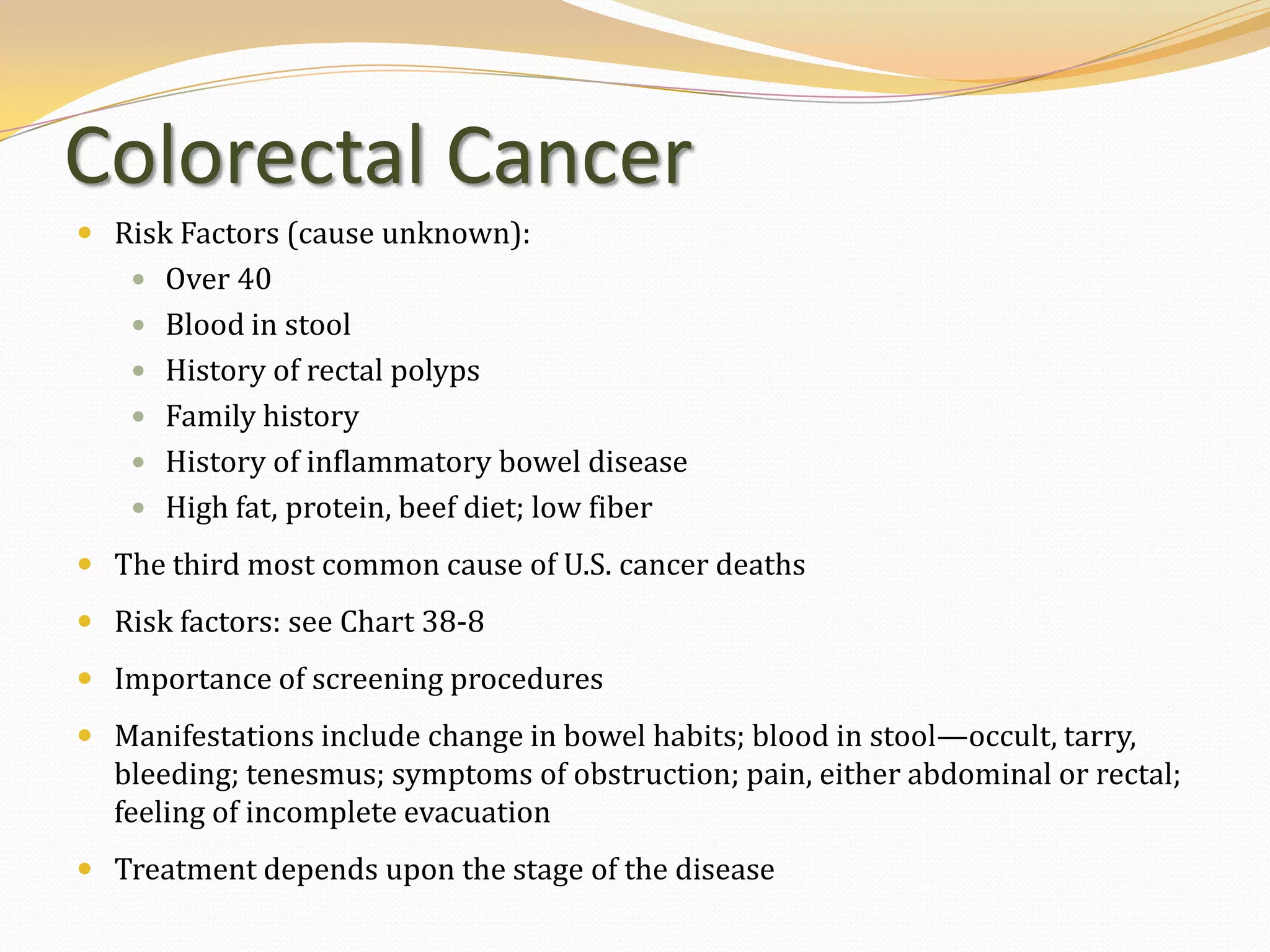 Bowel obstruction colorectal ca | PPTX