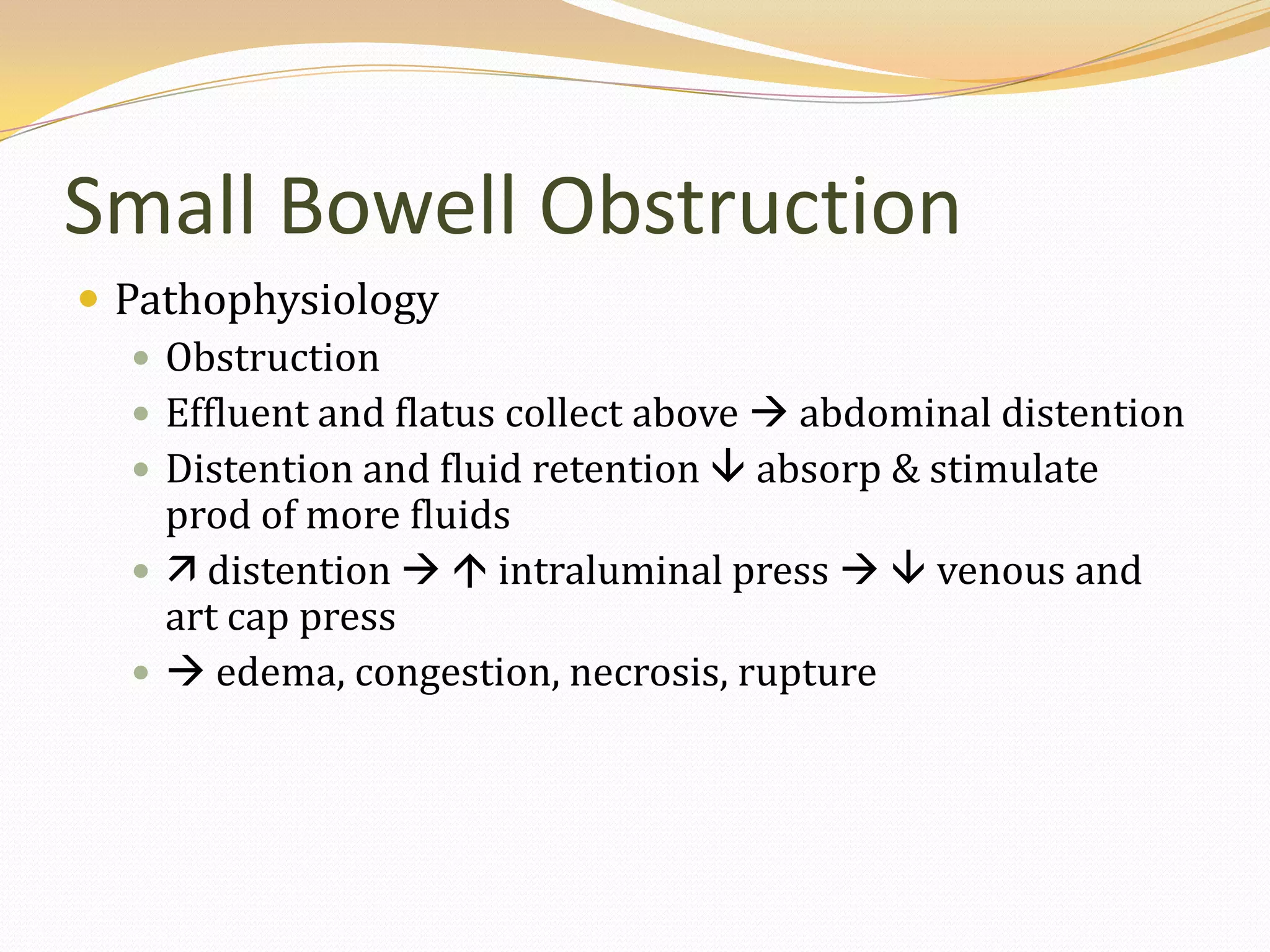 Bowel obstruction colorectal ca | PPTX