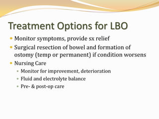 Bowel obstruction colorectal ca | PPTX | Digestive Disorders | Diseases ...