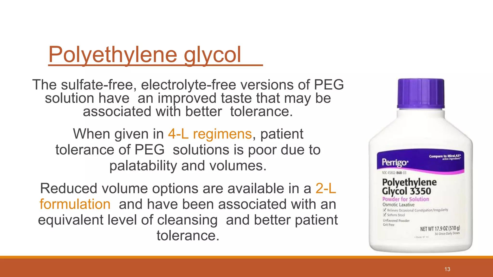 Role of Bowel preparation in elective Surgeries | PPTX