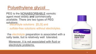 Role of Bowel preparation in elective Surgeries | PPTX