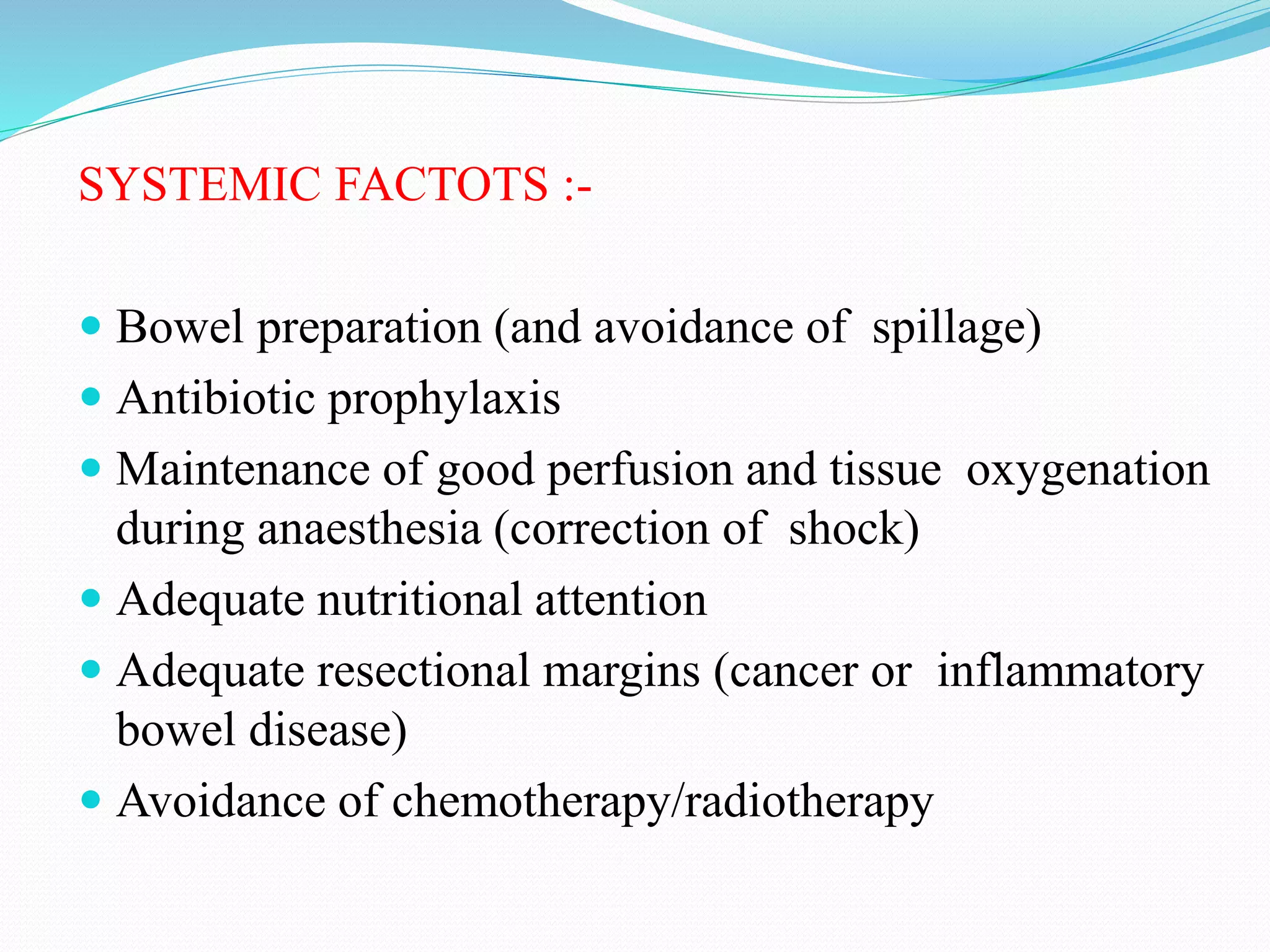 Bowel resection and anastomosis | PPTX