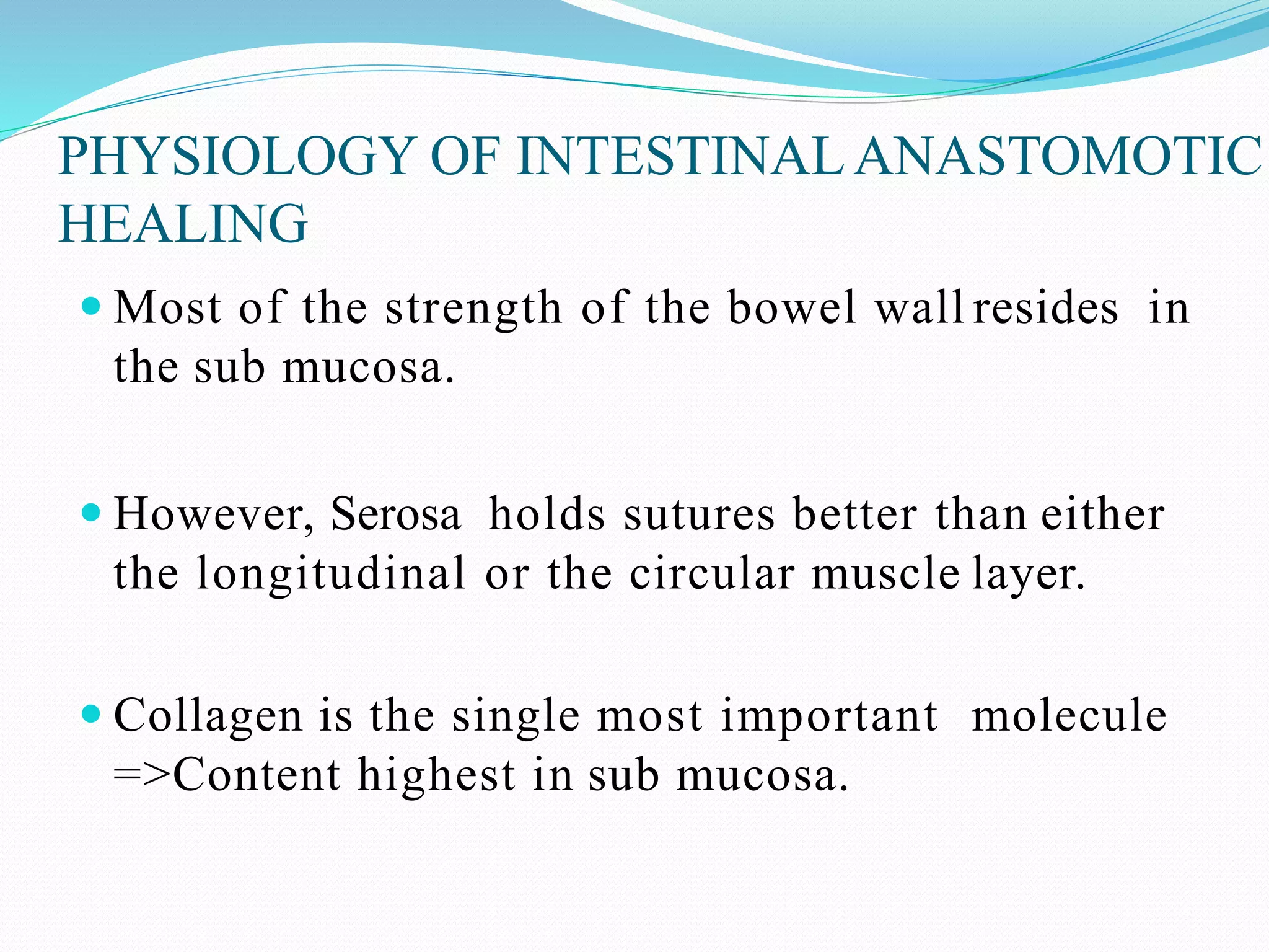 Bowel resection and anastomosis | PPTX