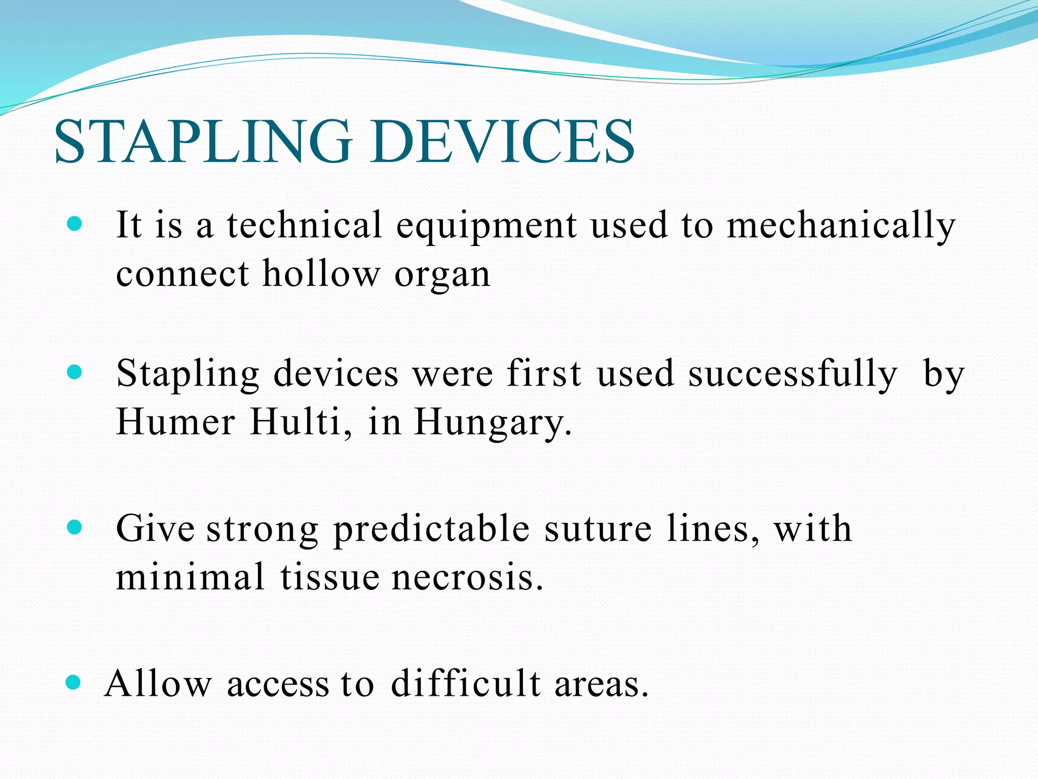 Bowel resection and anastomosis | PPTX