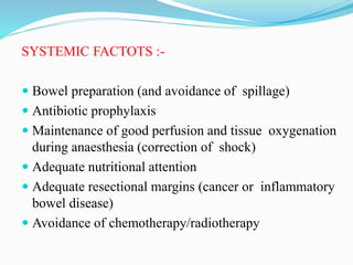 Bowel resection and anastomosis | PPTX