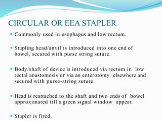 Bowel resection and anastomosis | PPTX