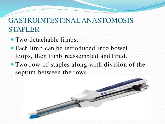 Bowel resection and anastomosis