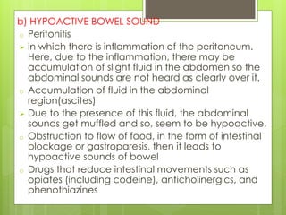 Bowel sound | PPTX