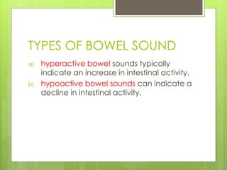 Bowel sound | PPT
