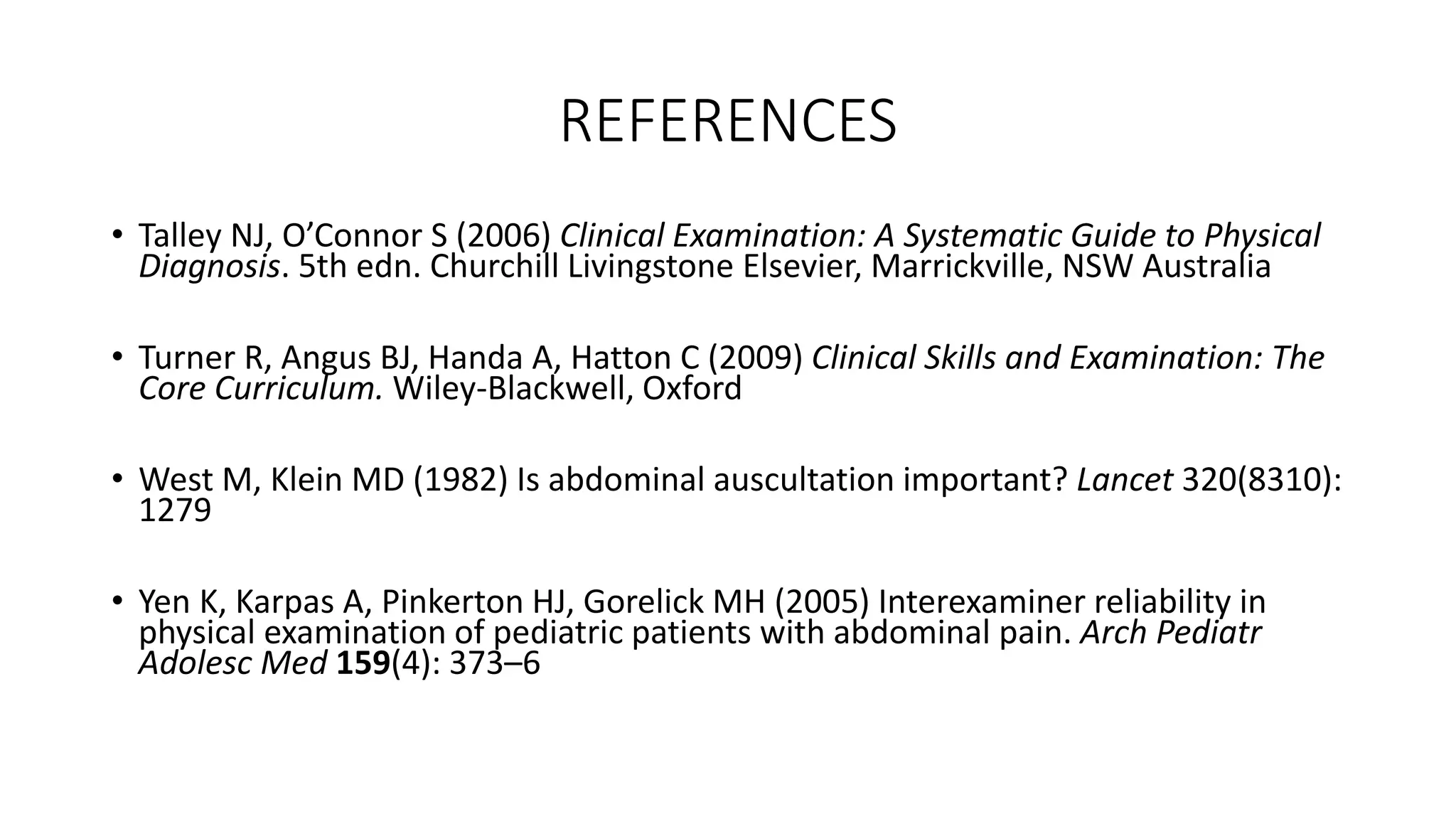 Bowel sounds | PPTX