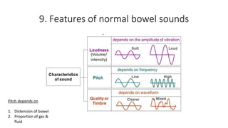 Bowel sounds | PPTX