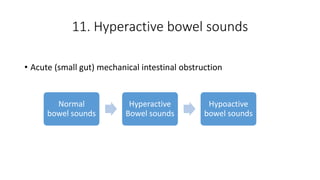 Bowel sounds | PPTX