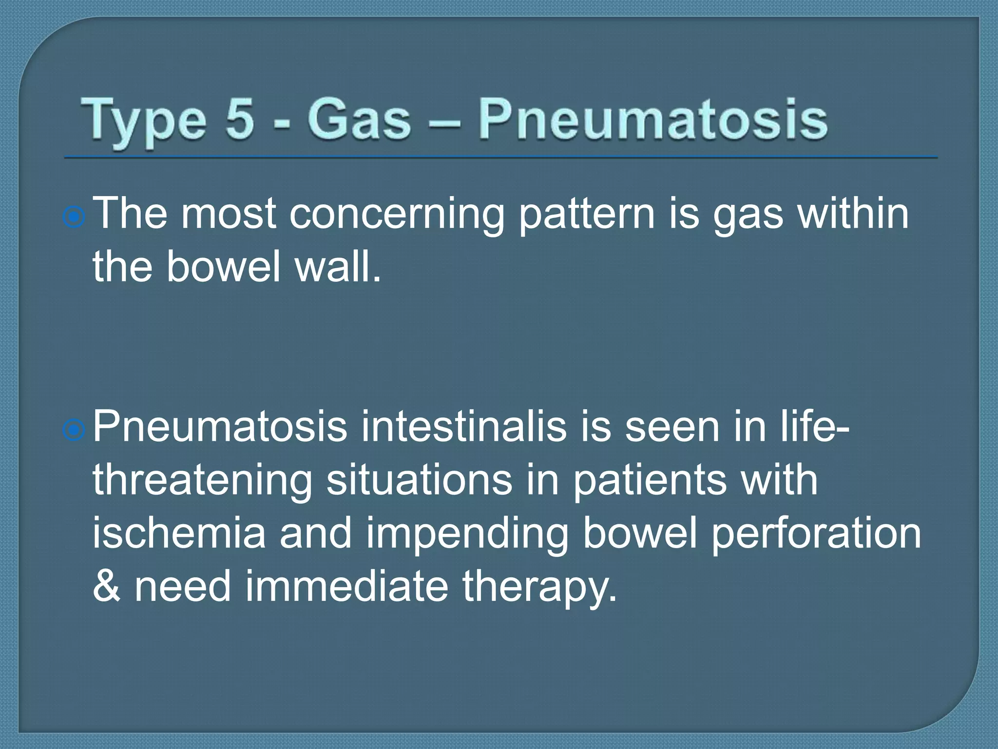 Bowel Wall Thickening CT Pattern | PPTX