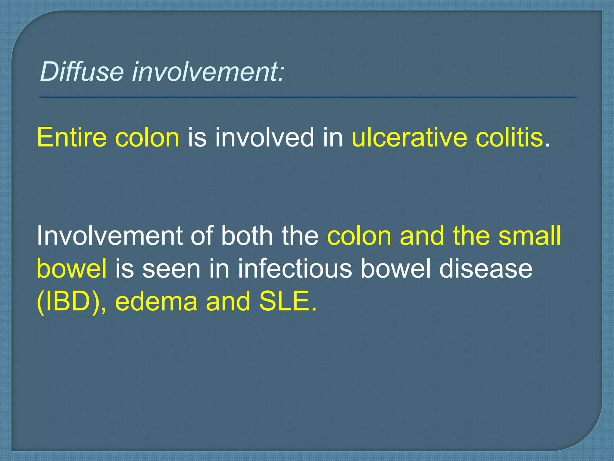 Bowel Wall Thickening CT Pattern | PPTX