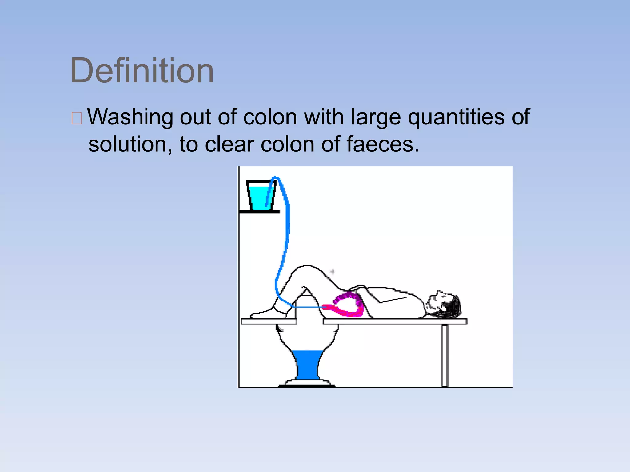 Bowel washing | PPTX