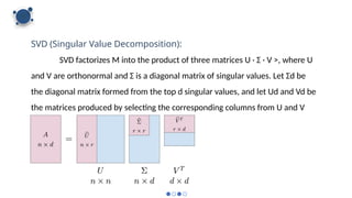 Matrix Factorization lecture by bowen yang | PPT | Free Download