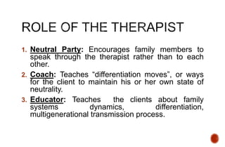 Bowenian Family Systems | PPTX