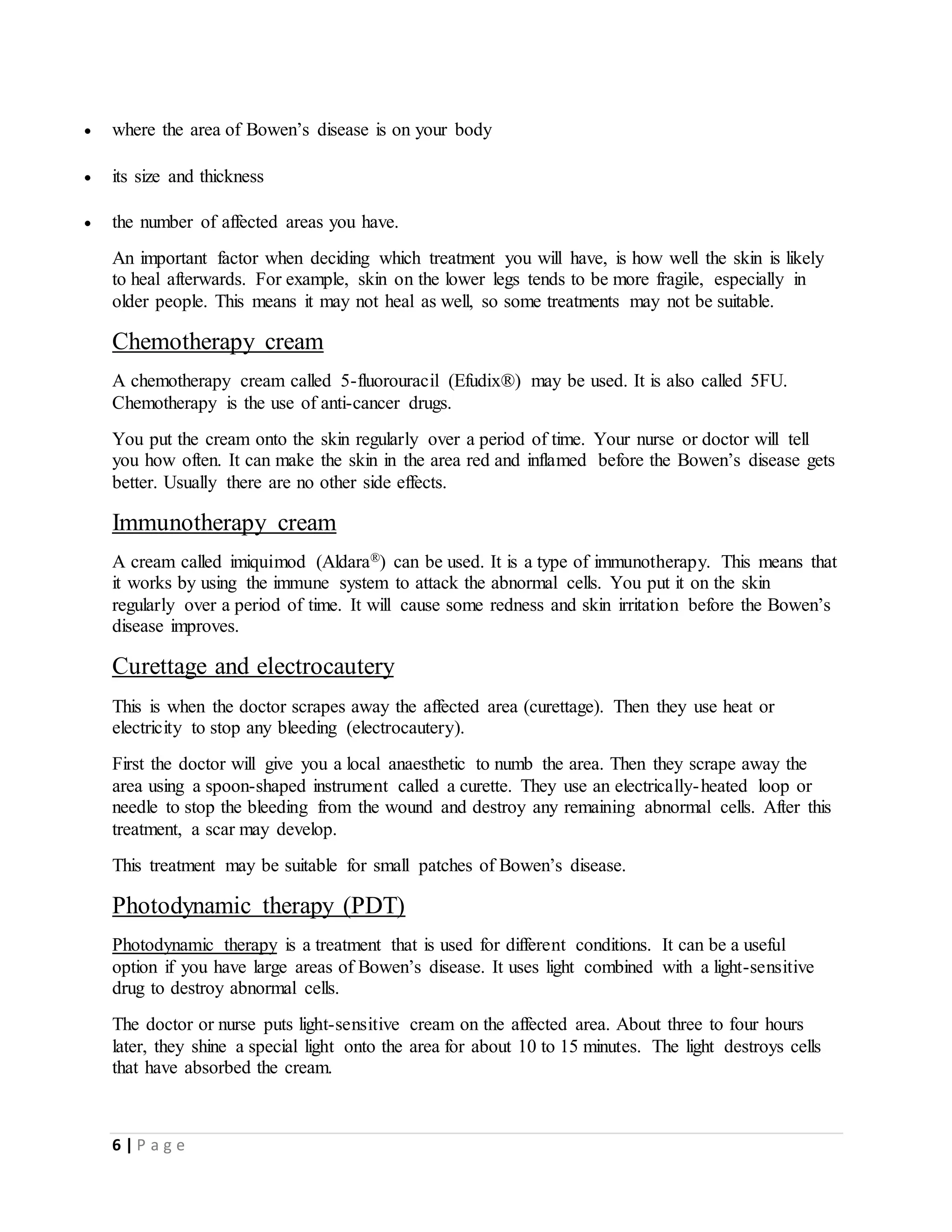 Bowen's disease | DOCX