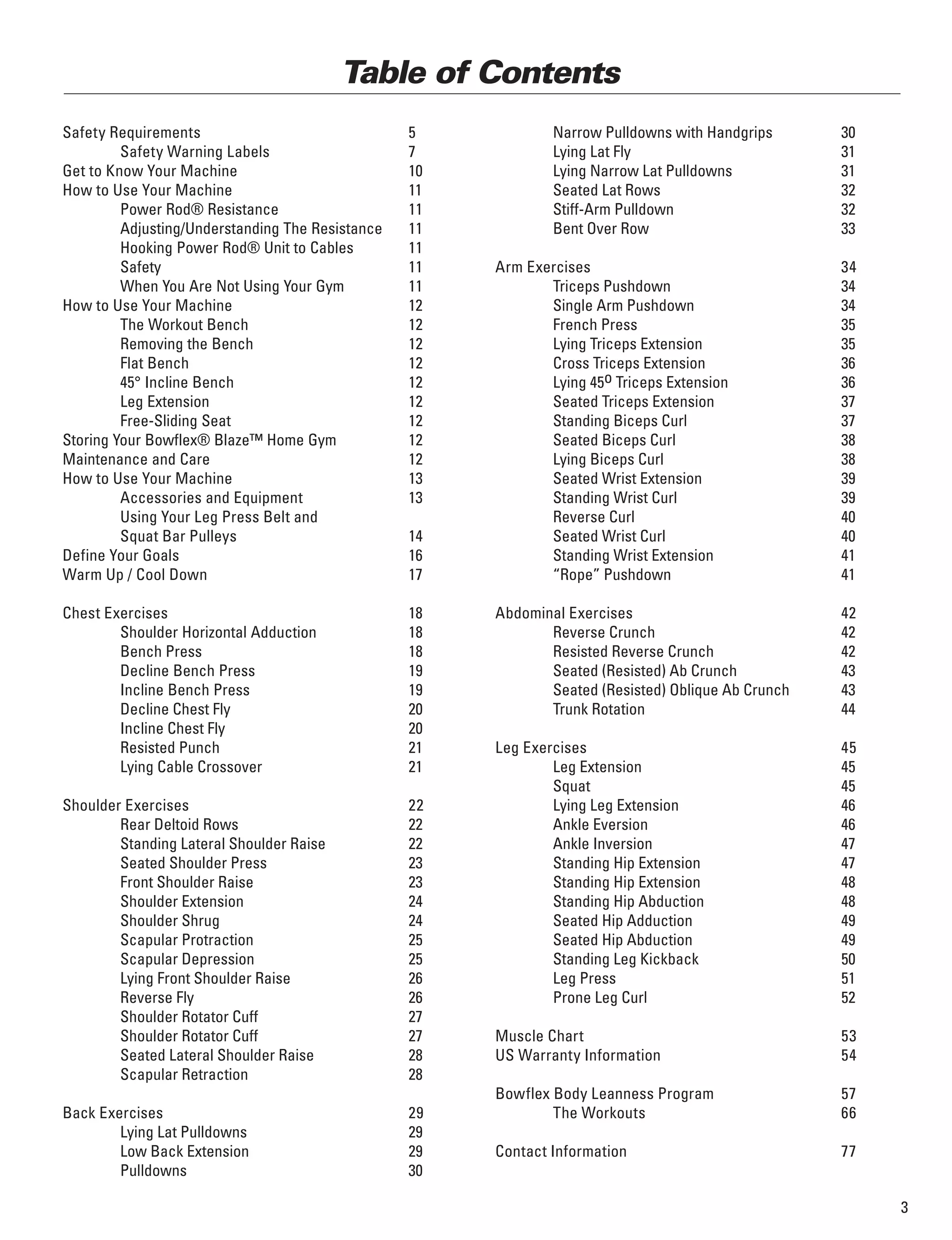 Bowflex Blaze Workouts and Manual | PDF