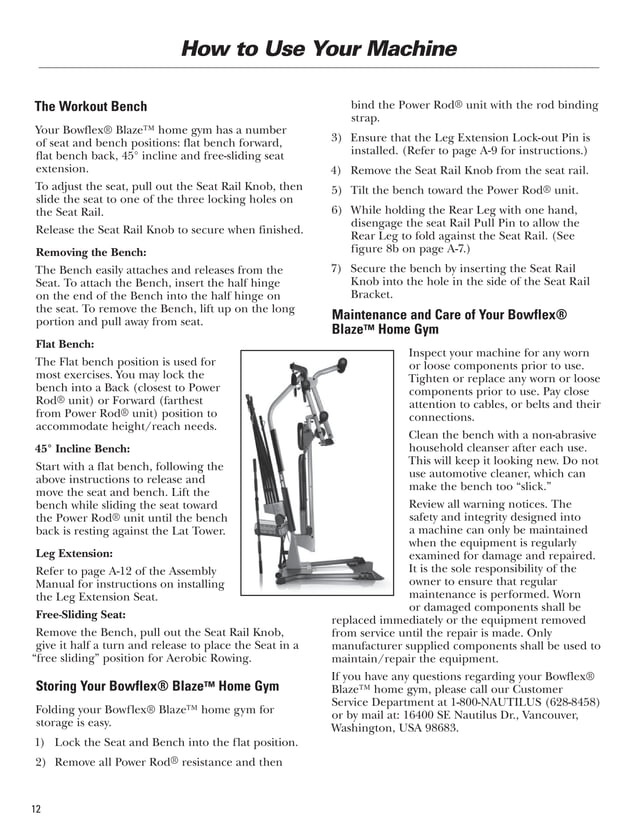 Bowflex Blaze Workouts and Manual | PDF