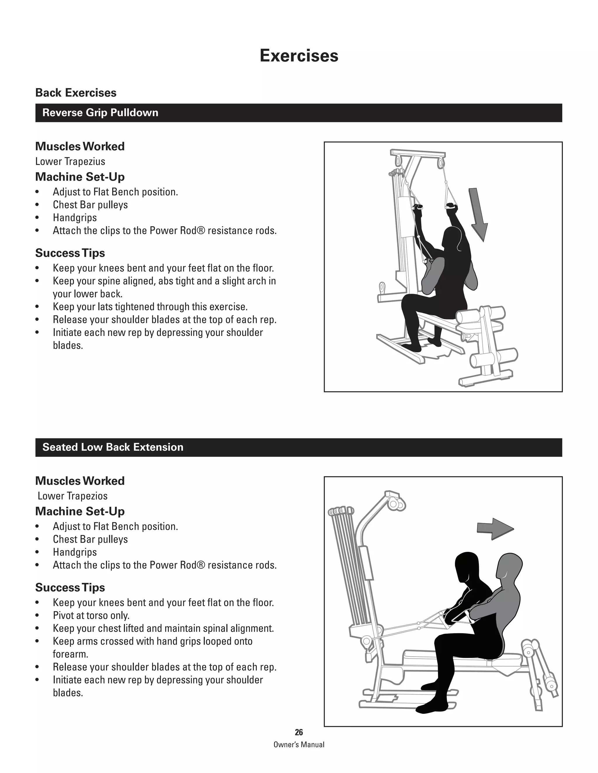 Bowflex PR1000 Home Gym Exercises & Manual | PDF