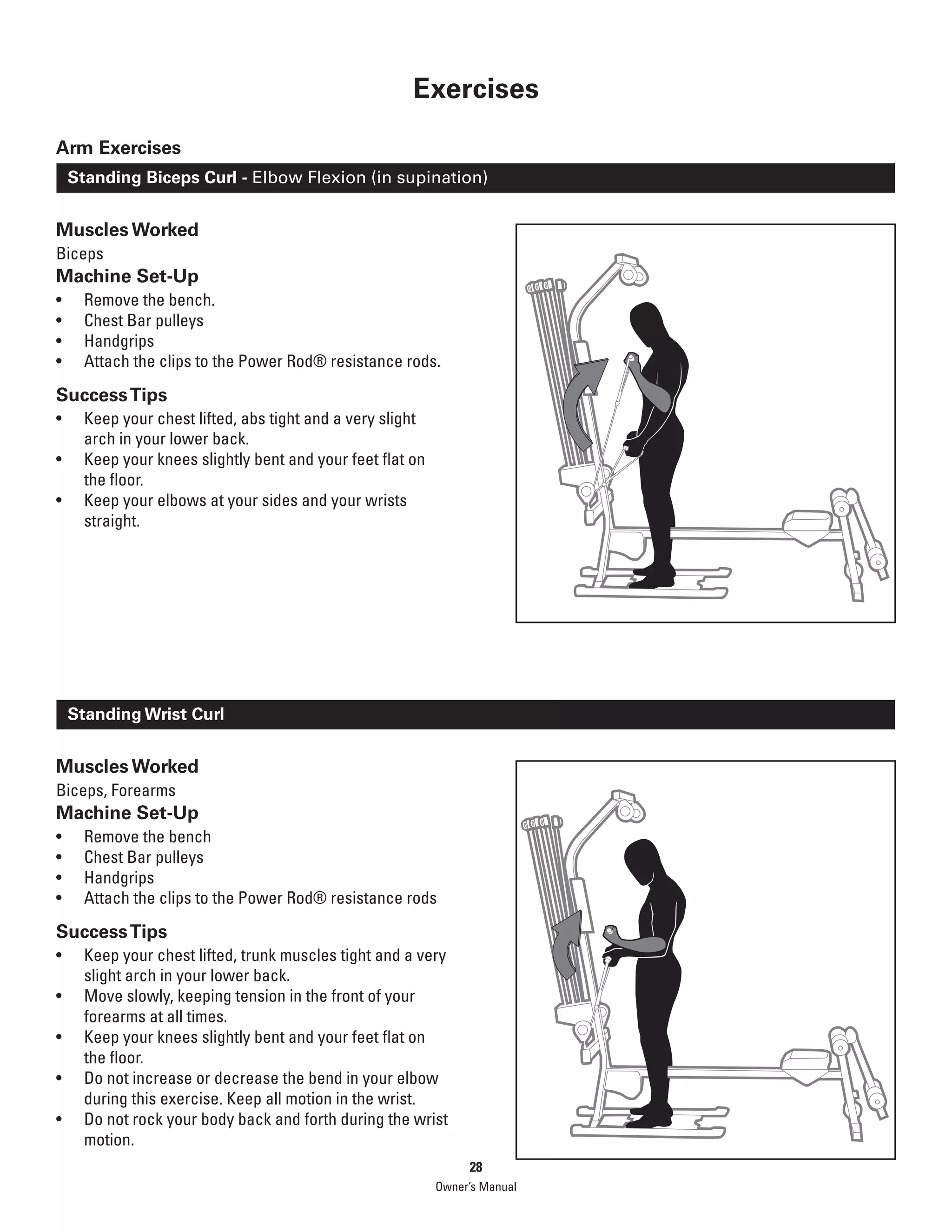 Bowflex PR1000 Home Gym Exercises & Manual | PDF