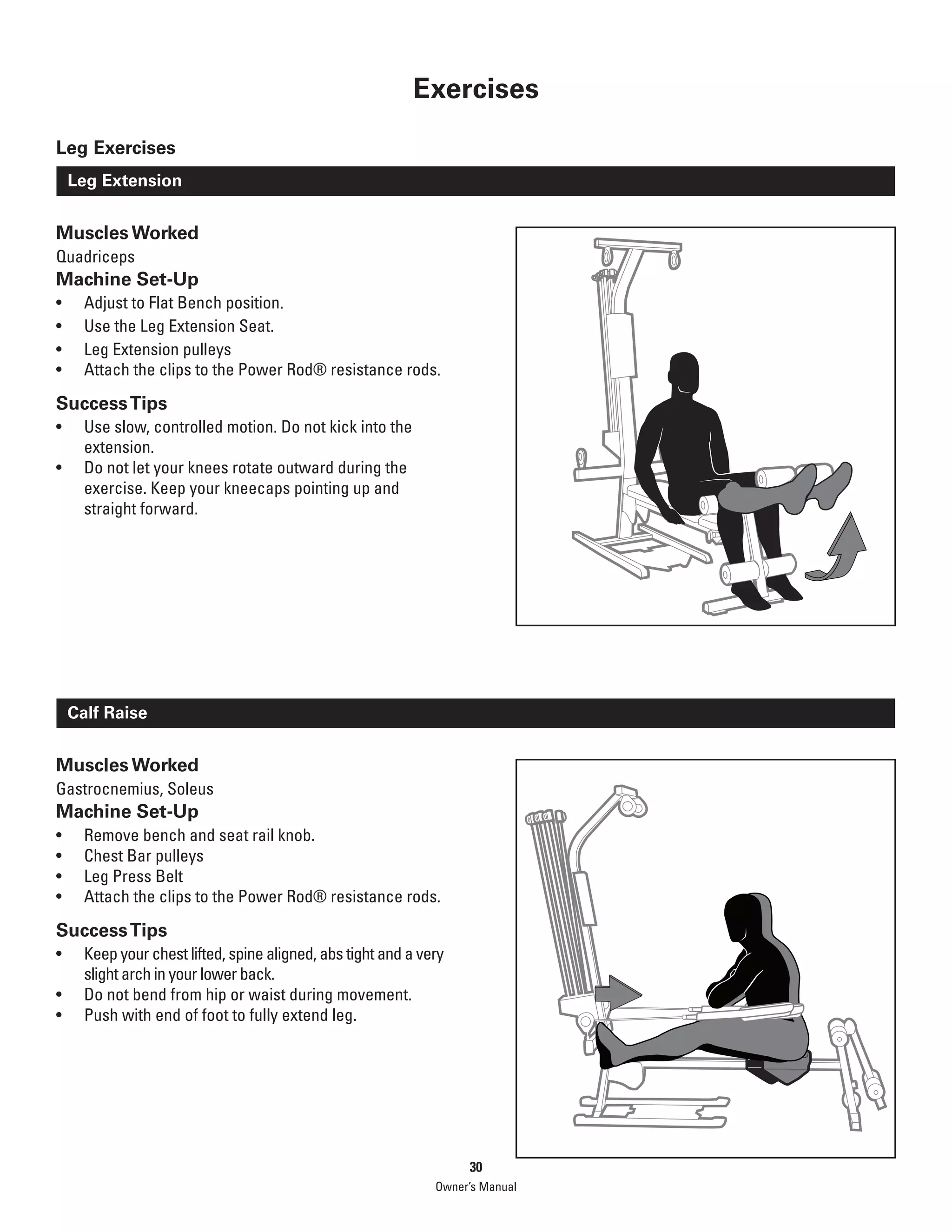 Bowflex PR1000 Home Gym Exercises & Manual | PDF