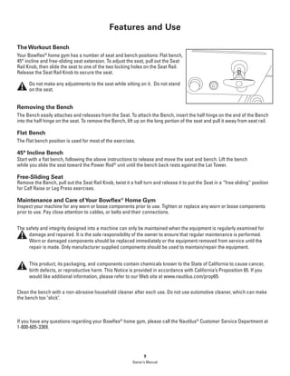 Bowflex PR1000 Home Gym Exercises & Manual | PDF