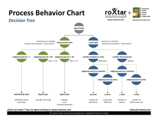Roxtar, Inc. LSS Process Behavior Chart Decision Tree | PPT