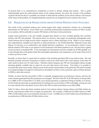 The RISK, PUBLIC LIABILITY, & ECONOMICS of TAILINGS STORAGE FACILITY ...
