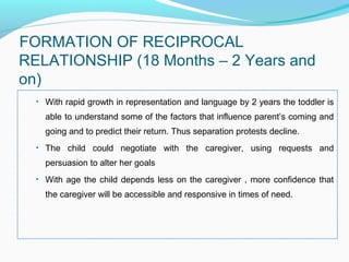 Bowlby's theory of attachment | PPT